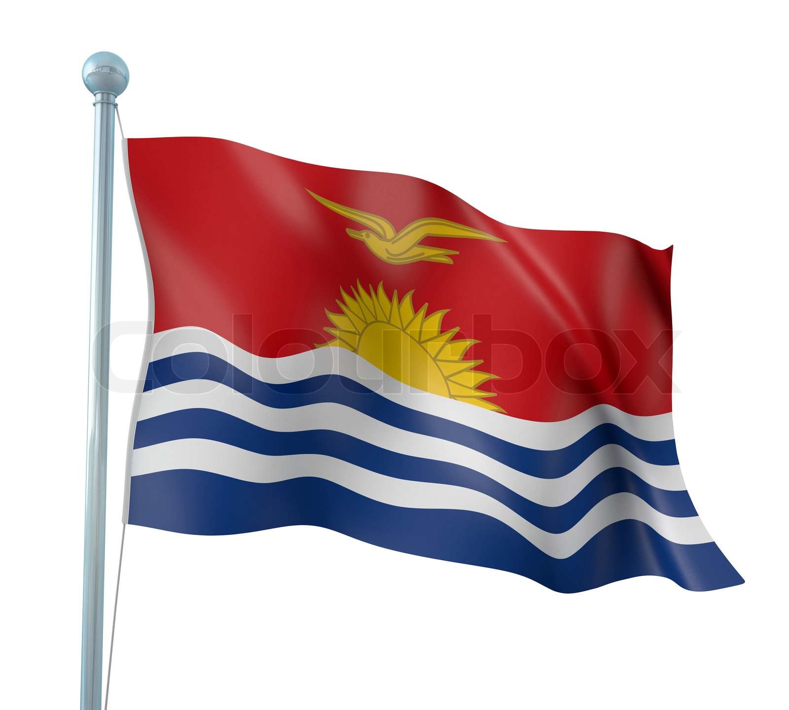 Andorra Flag Detail Render | Stock image | Colourbox