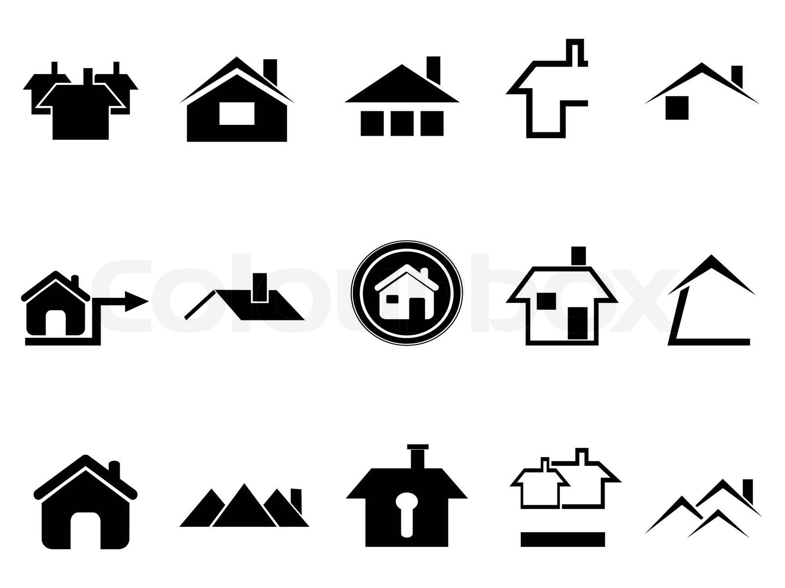 house icons set | Stock vector | Colourbox