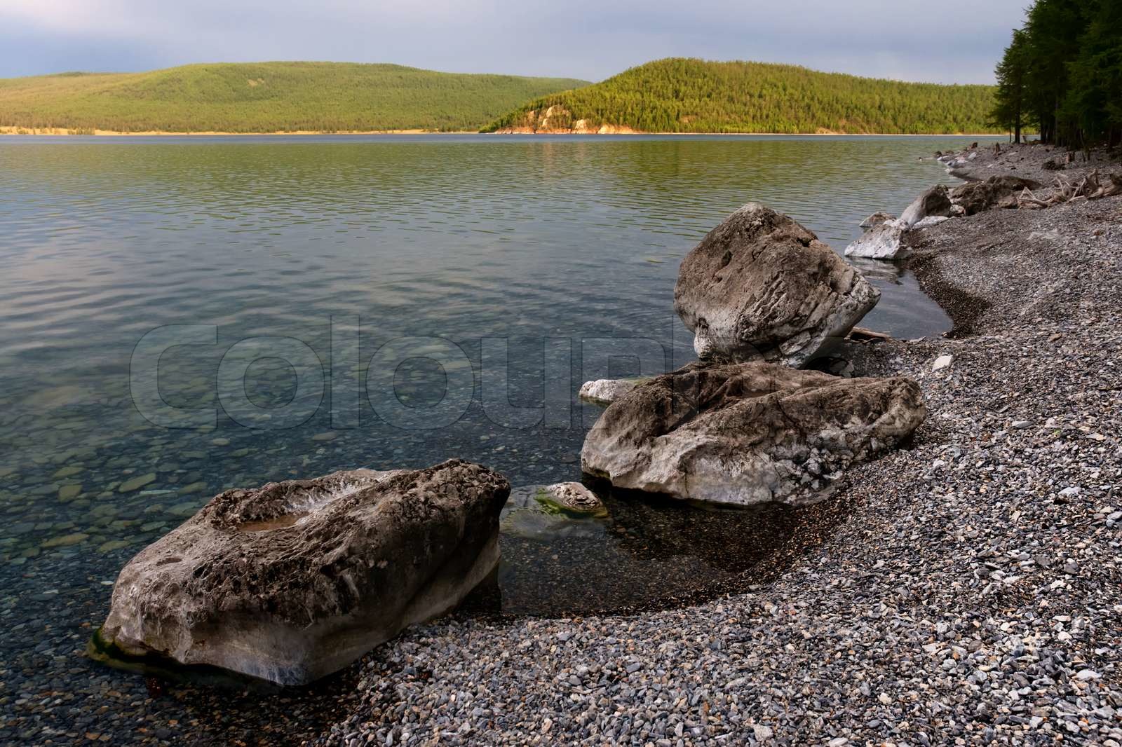 Lake Hovsgol, Mongolia | Stock image | Colourbox