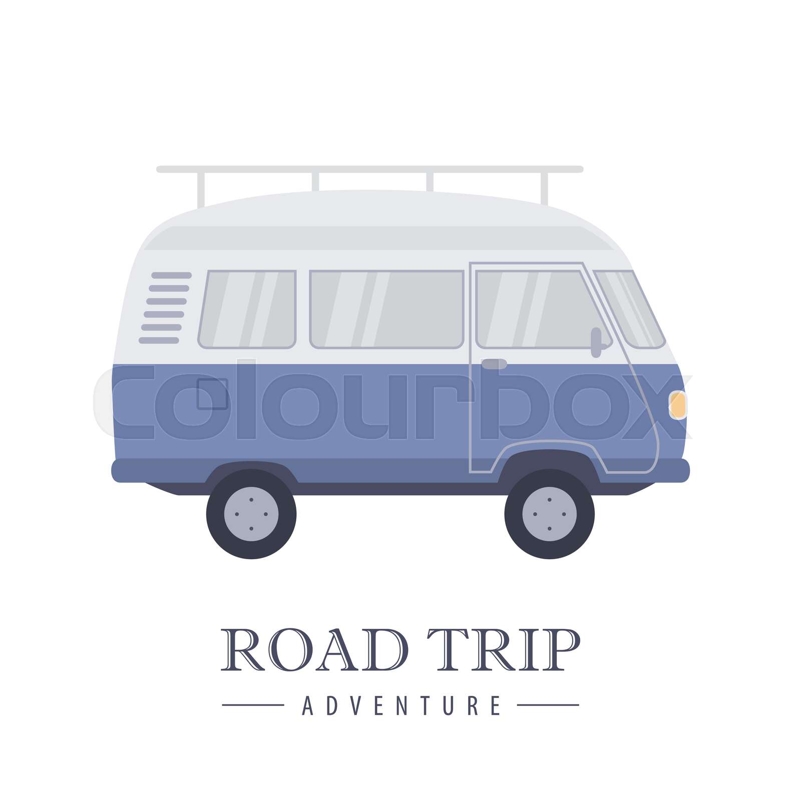 camper, van, holiday | Stock vector | Colourbox