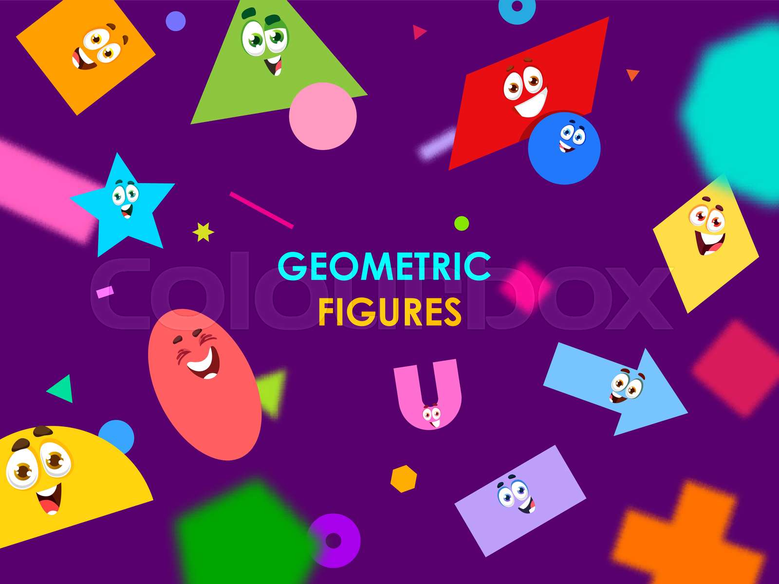 matematik, figur, karakter | Stock vektor | Colourbox