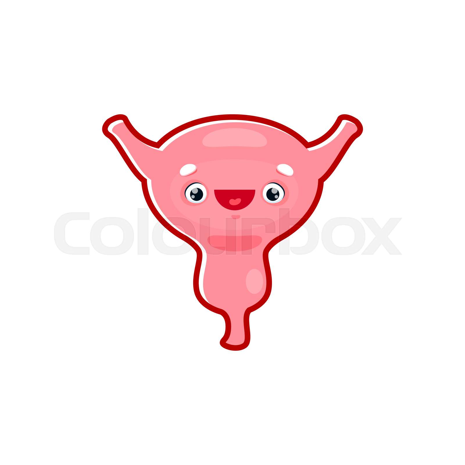 Cartoon bladder human body organ urinary character | Stock vector ...