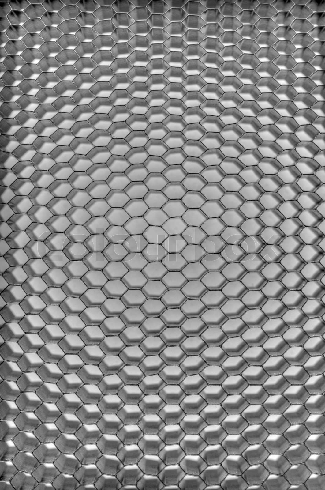hexagon metal | Stock image | Colourbox