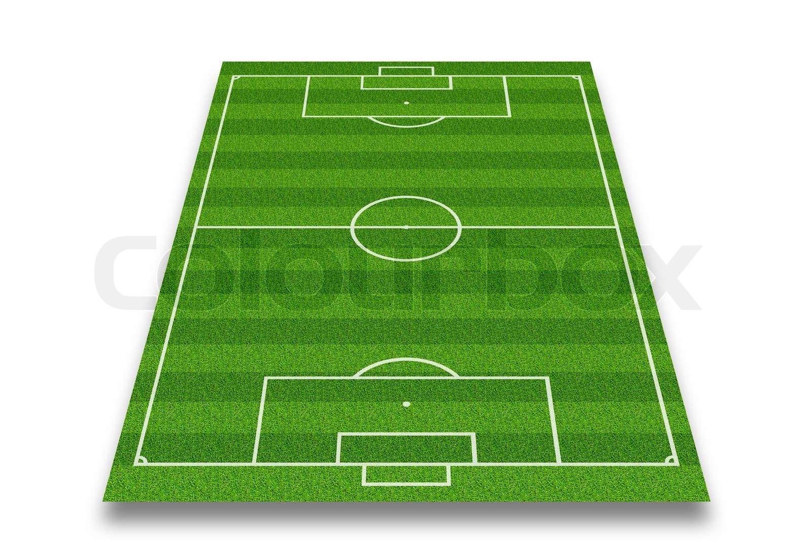 fußball, feld, fußballfeld | Stock Bild | Colourbox