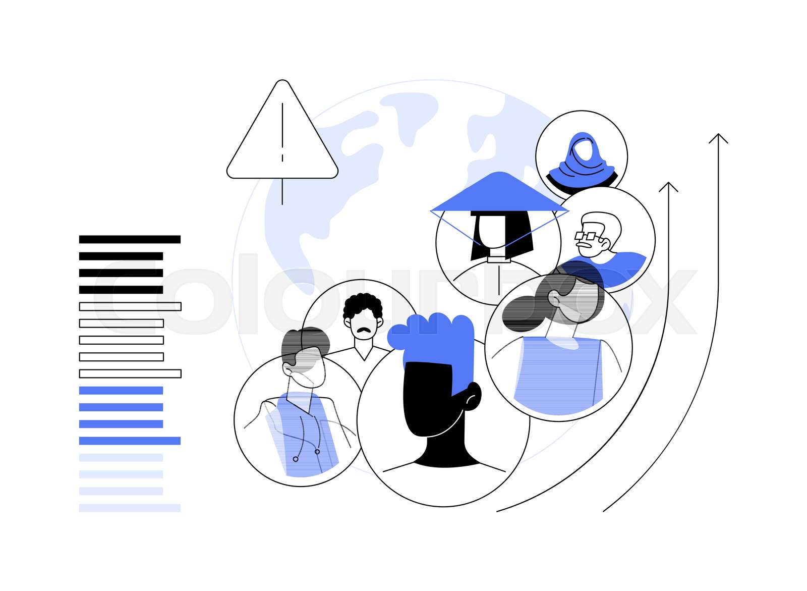 Overpopulation abstract concept vector illustration. | Stock vector ...