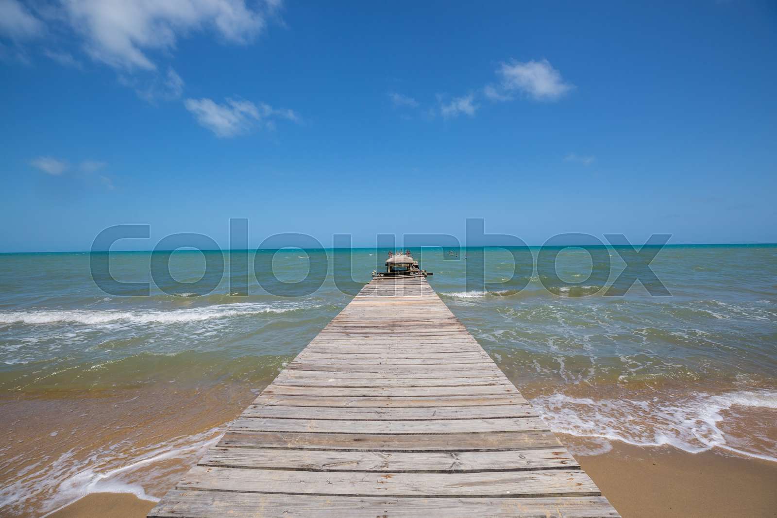 Boardwalk on the beach | Stock image | Colourbox