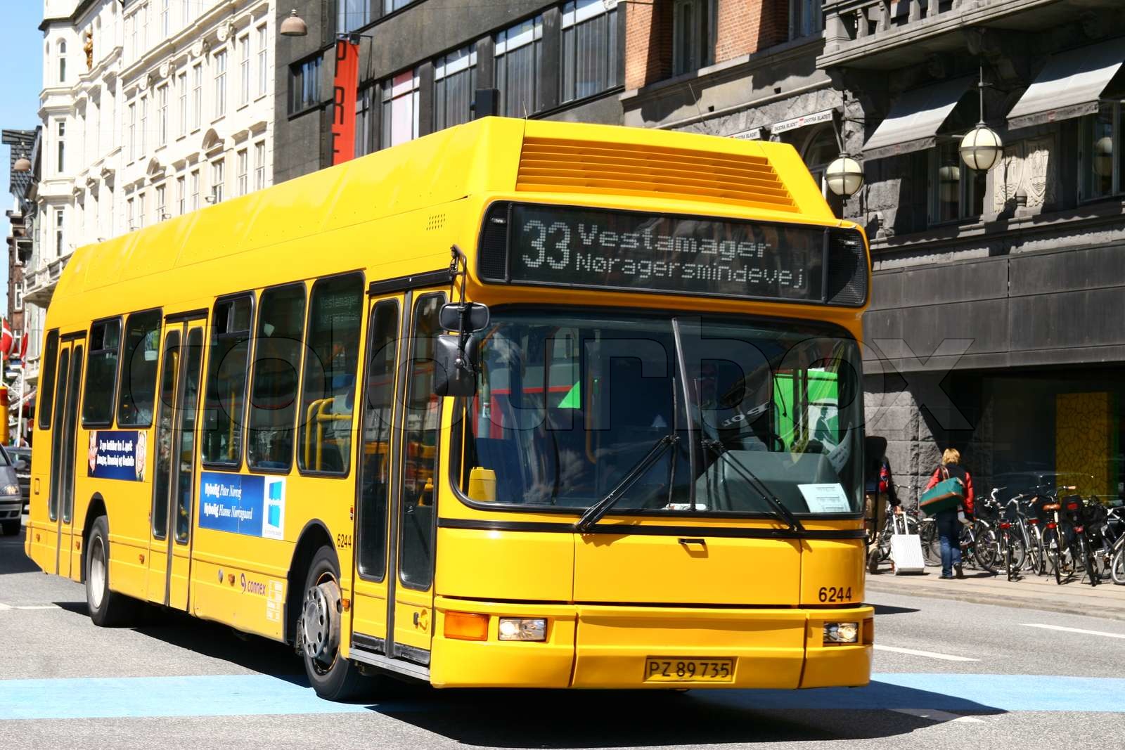bus, danmark, københavn | Stock foto | Colourbox