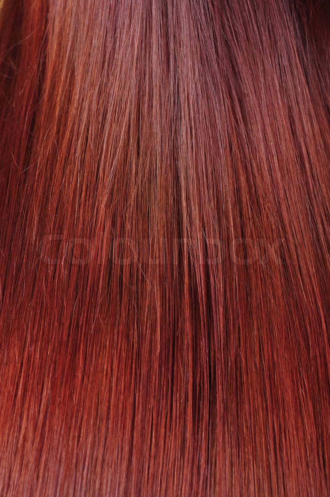 red hair texture | Stock image | Colourbox