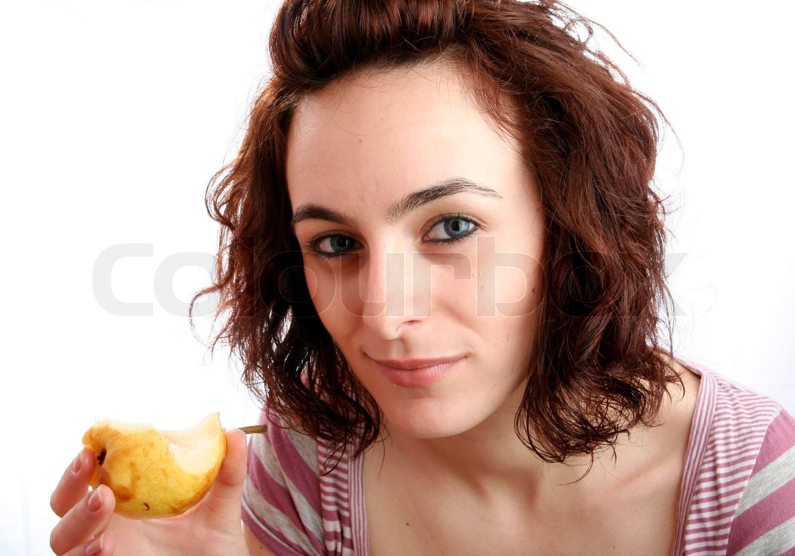 Hungry woman | Stock image | Colourbox