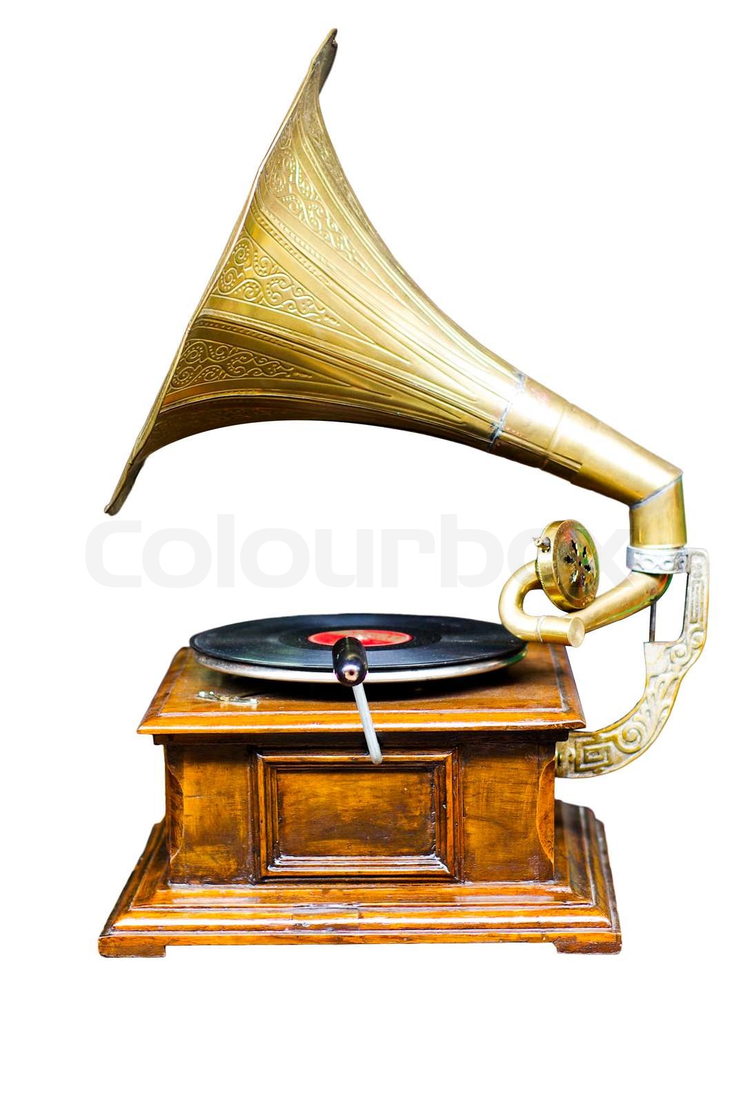 "Vintage music player" | Stock image | Colourbox