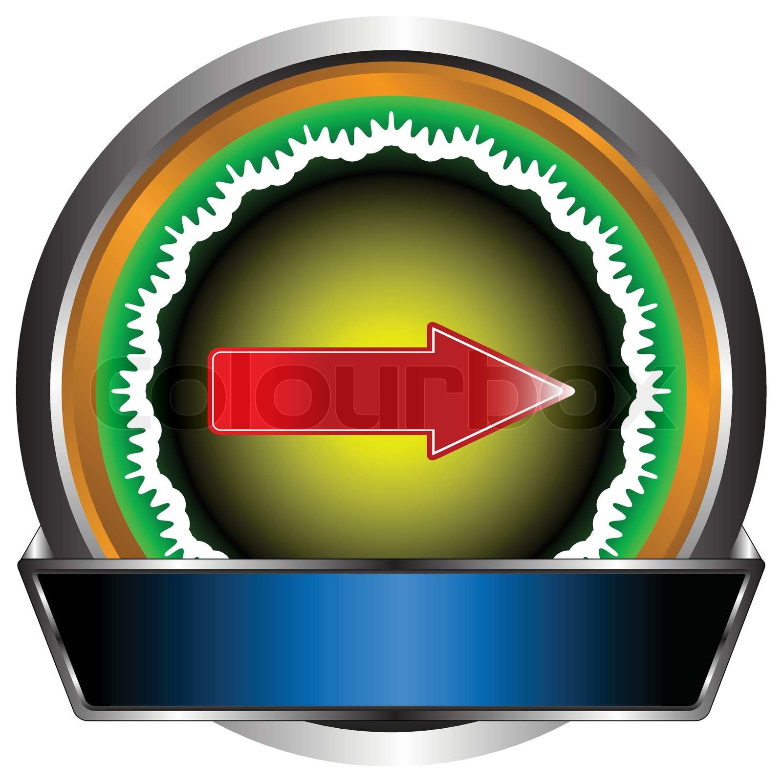 Start-knappen | Stock vektor | Colourbox