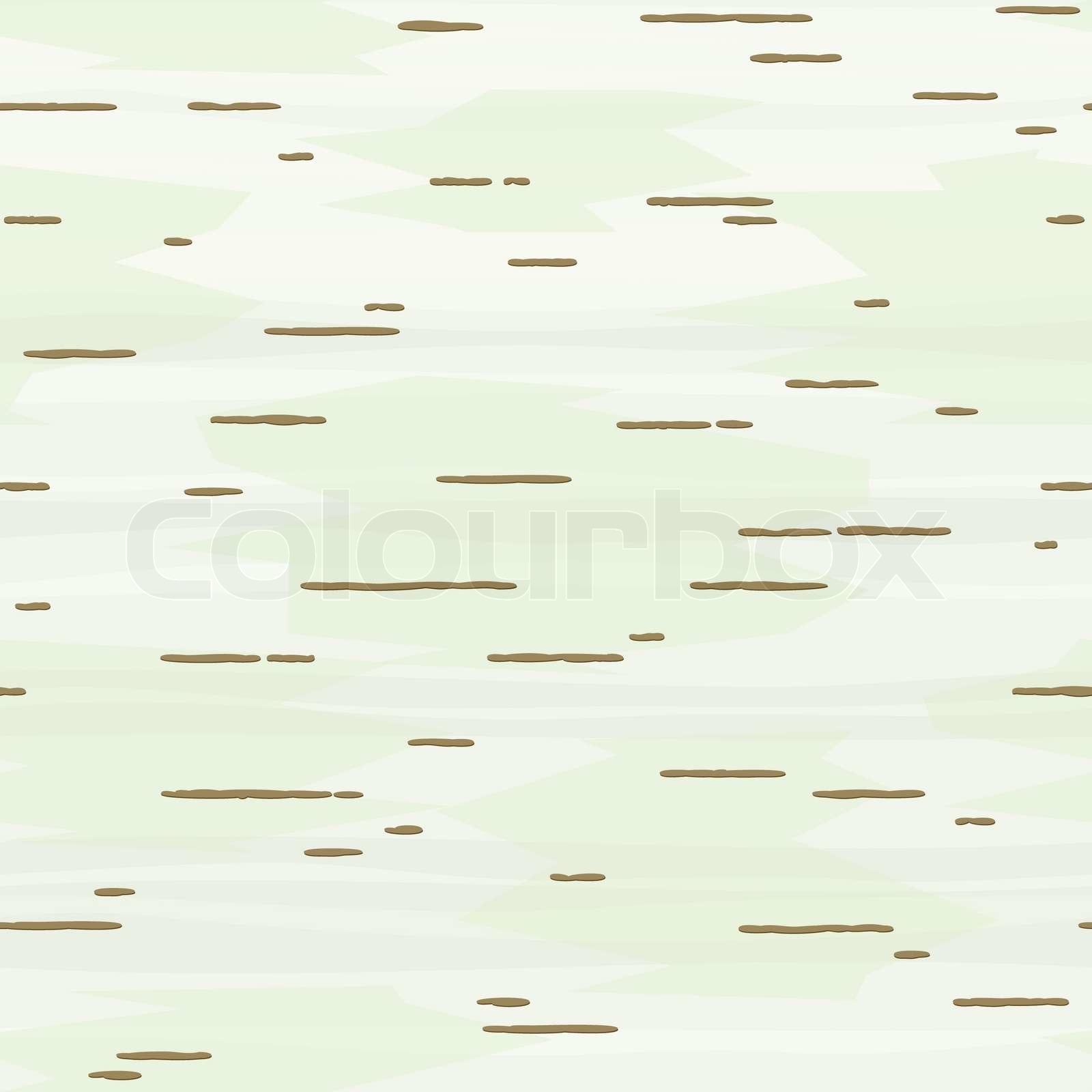 birch bark seamless pattern | Stock vector | Colourbox