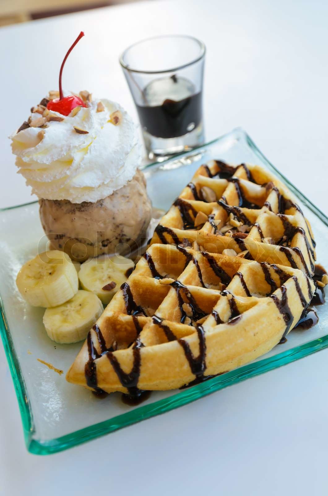 Waffle | Stock image | Colourbox