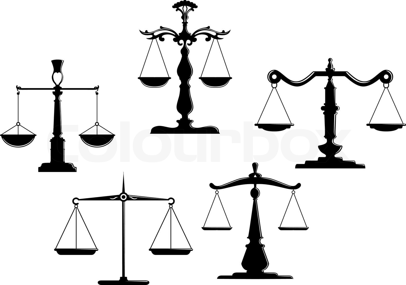 Justice Scales Stock Vector Colourbox justice-scales-stock-vector-colourbox