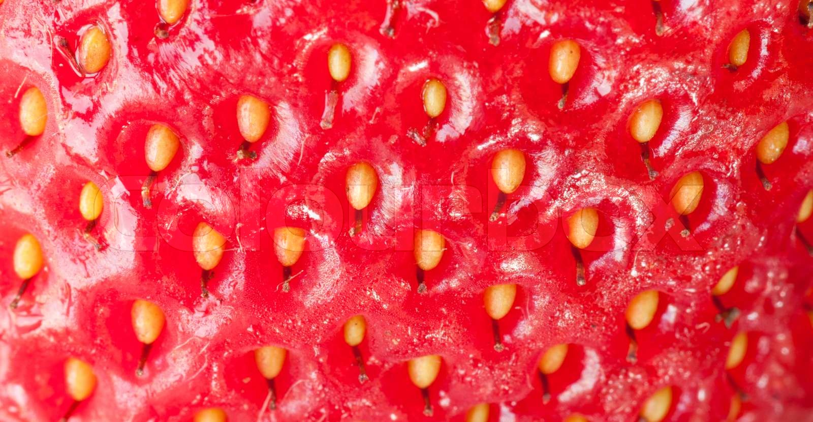 strawberry texture | Stock image | Colourbox