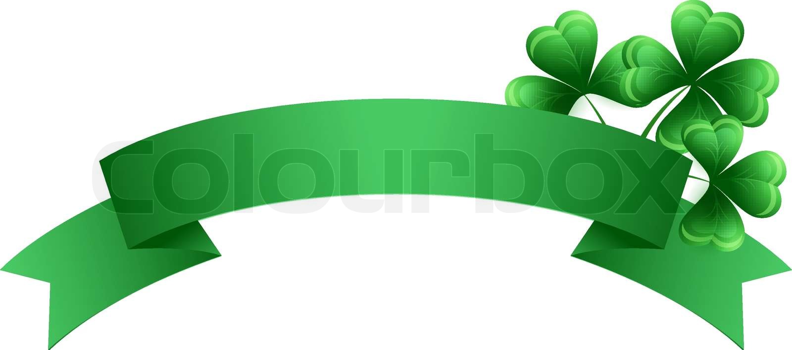 Clover banner | Stock vector | Colourbox