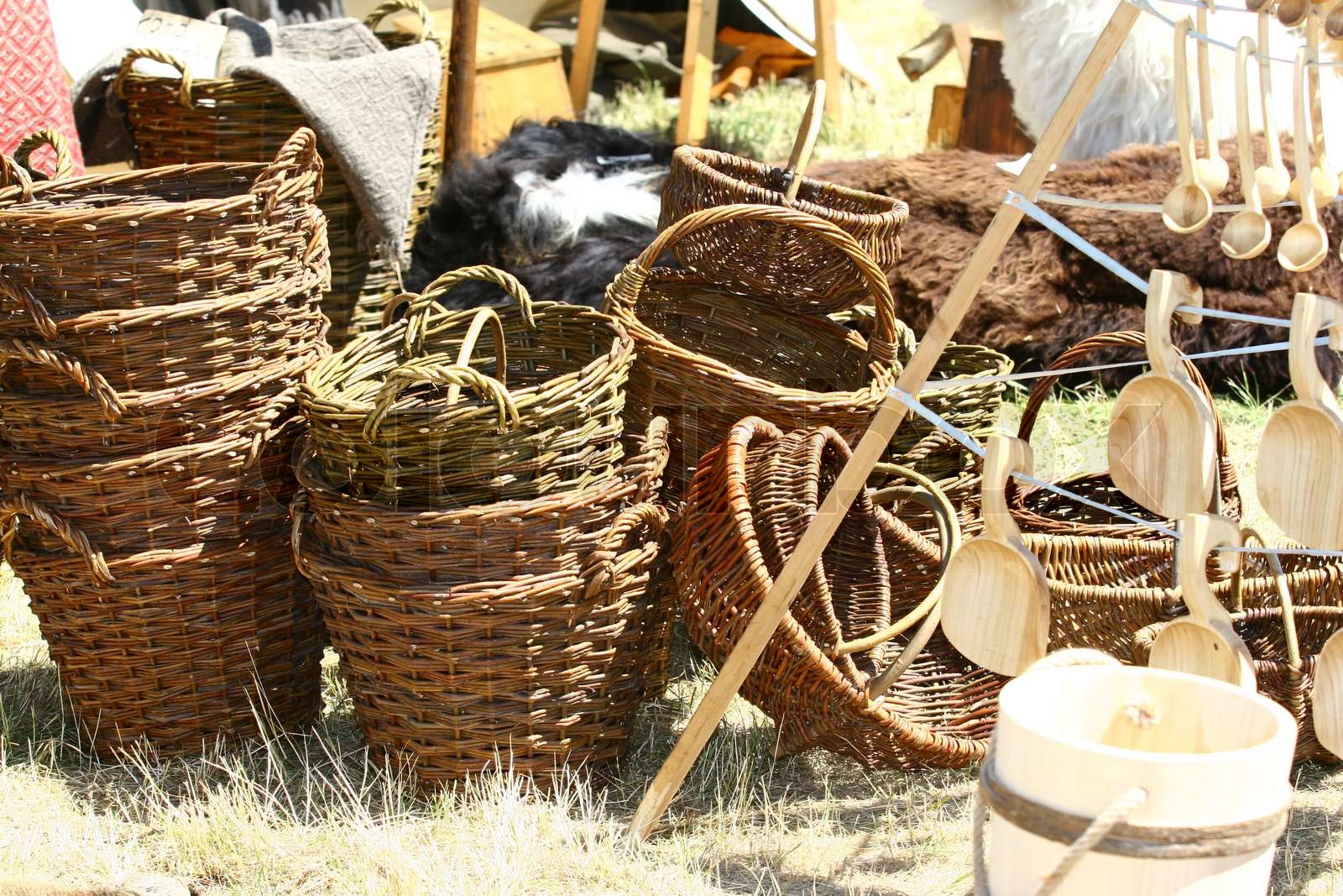 commodities, useful, basket | Stock image | Colourbox