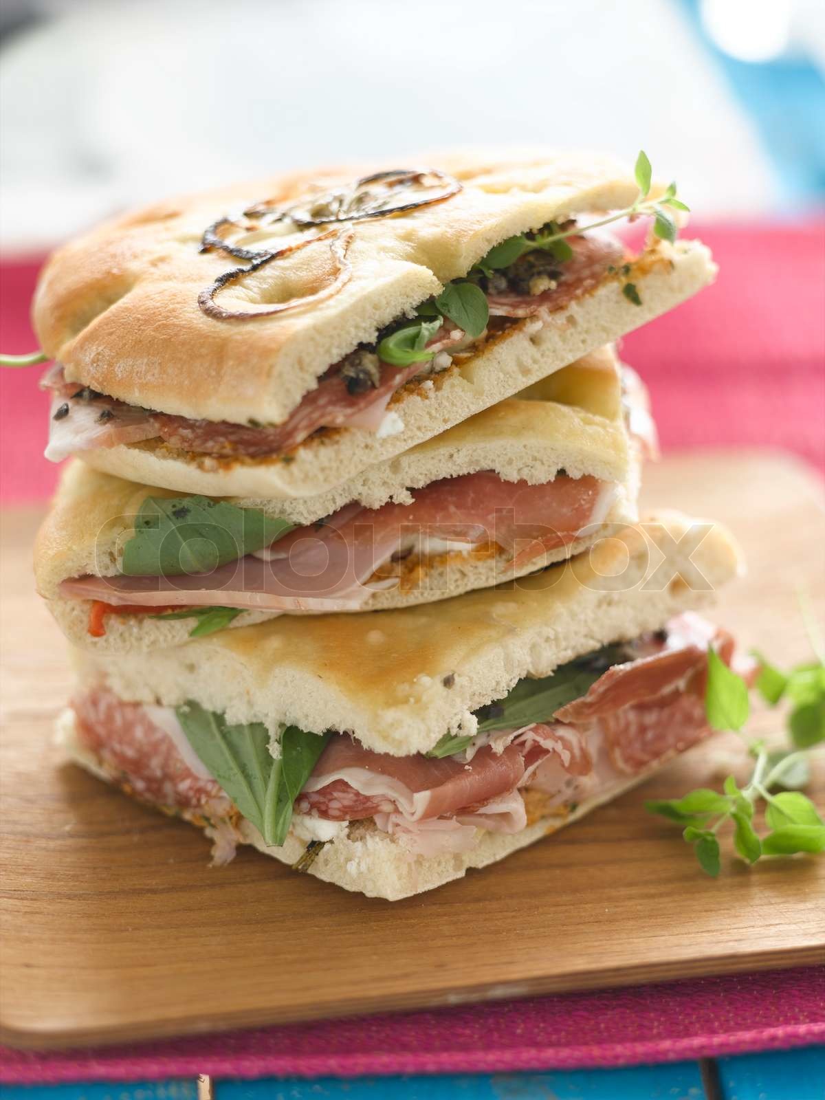 Panini sandwiches | Stock image | Colourbox