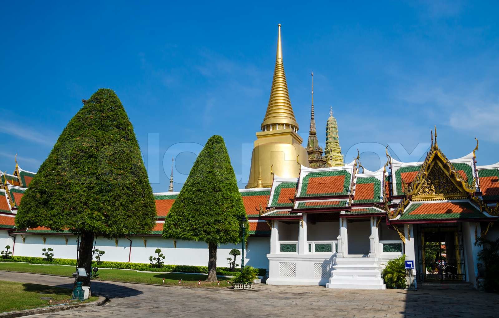 Emerald temple | Stock image | Colourbox