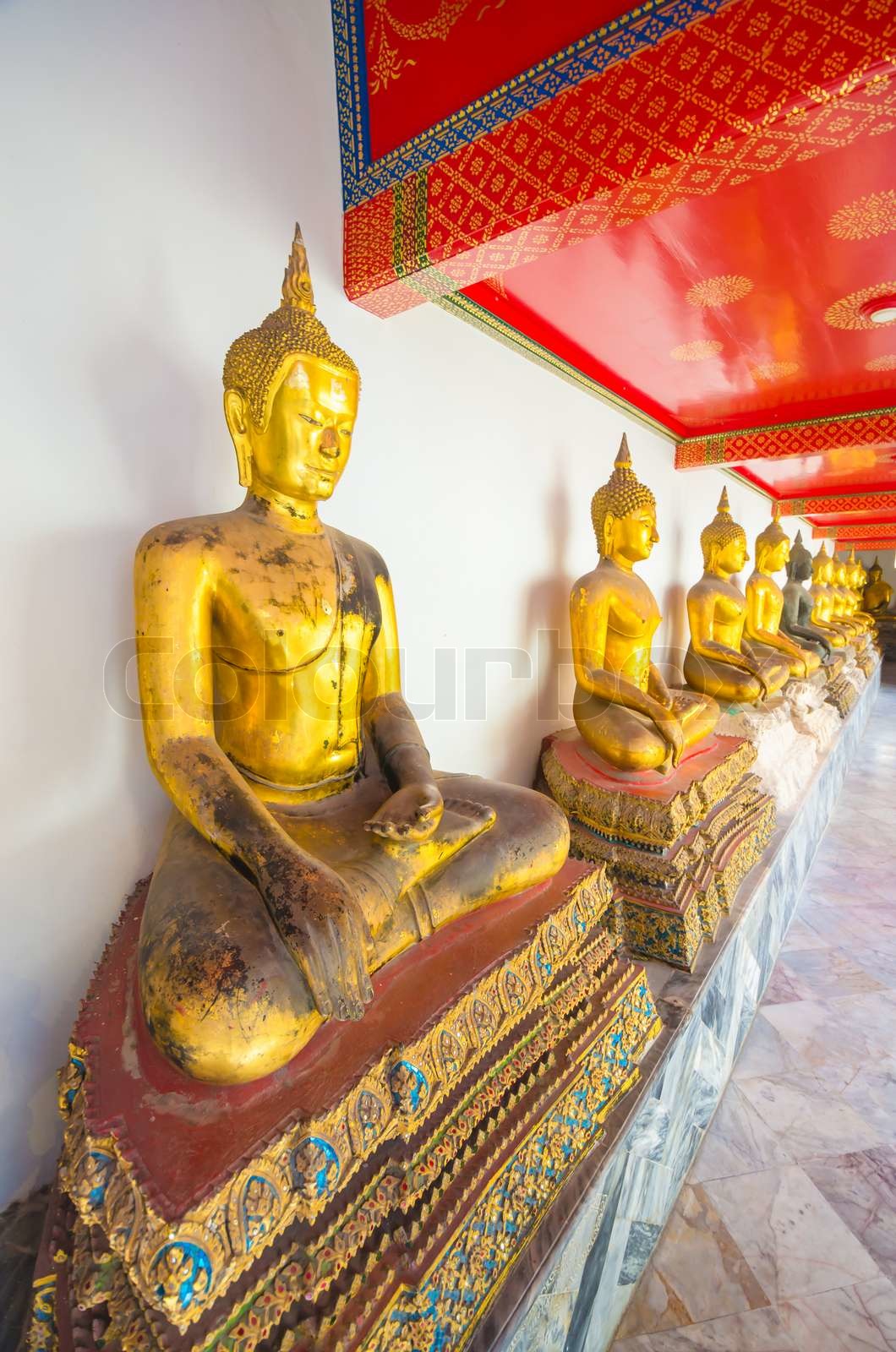gold statue | Stock image | Colourbox