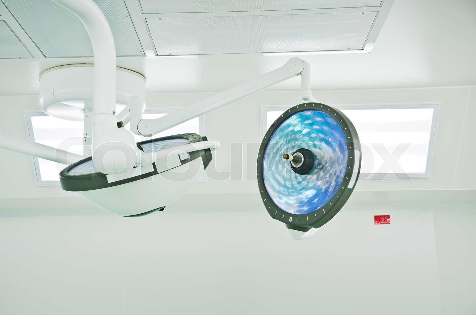Lighting in surgery room in hospital | Stock image | Colourbox