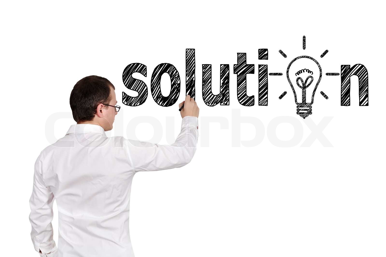 solution symbol | Stock image | Colourbox