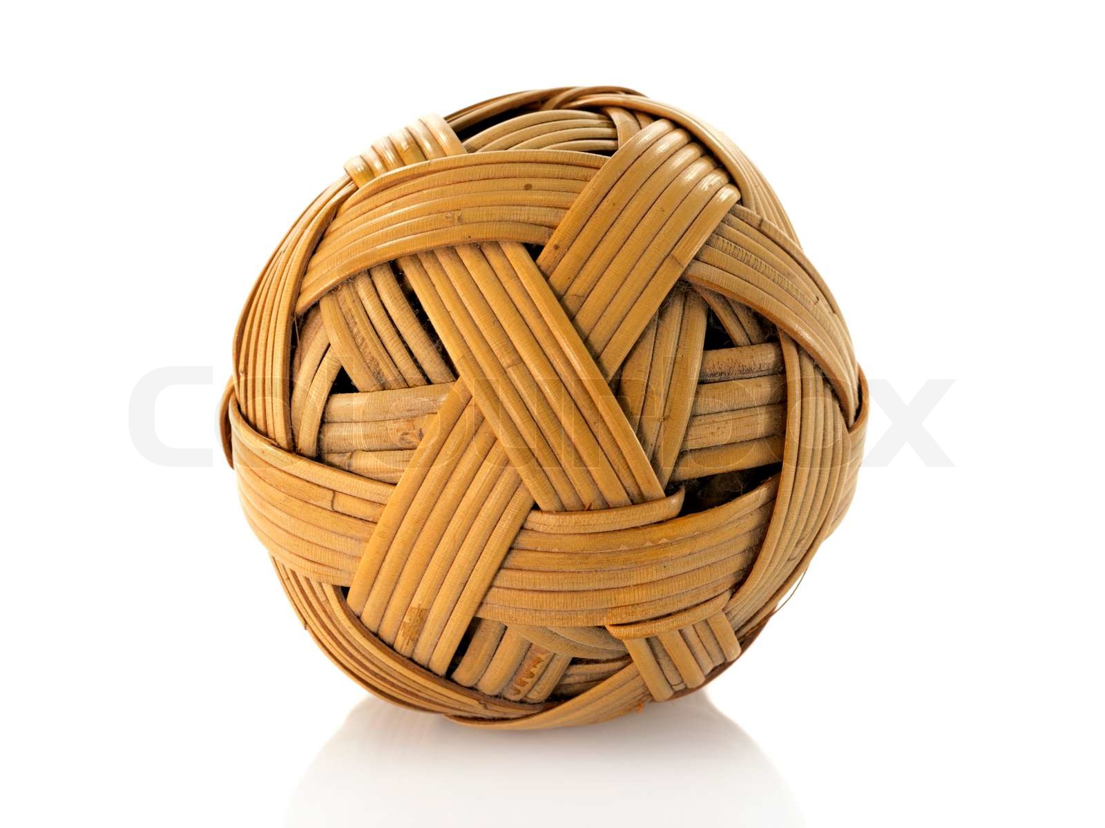 rattan ball used in asia sport | Stock image | Colourbox