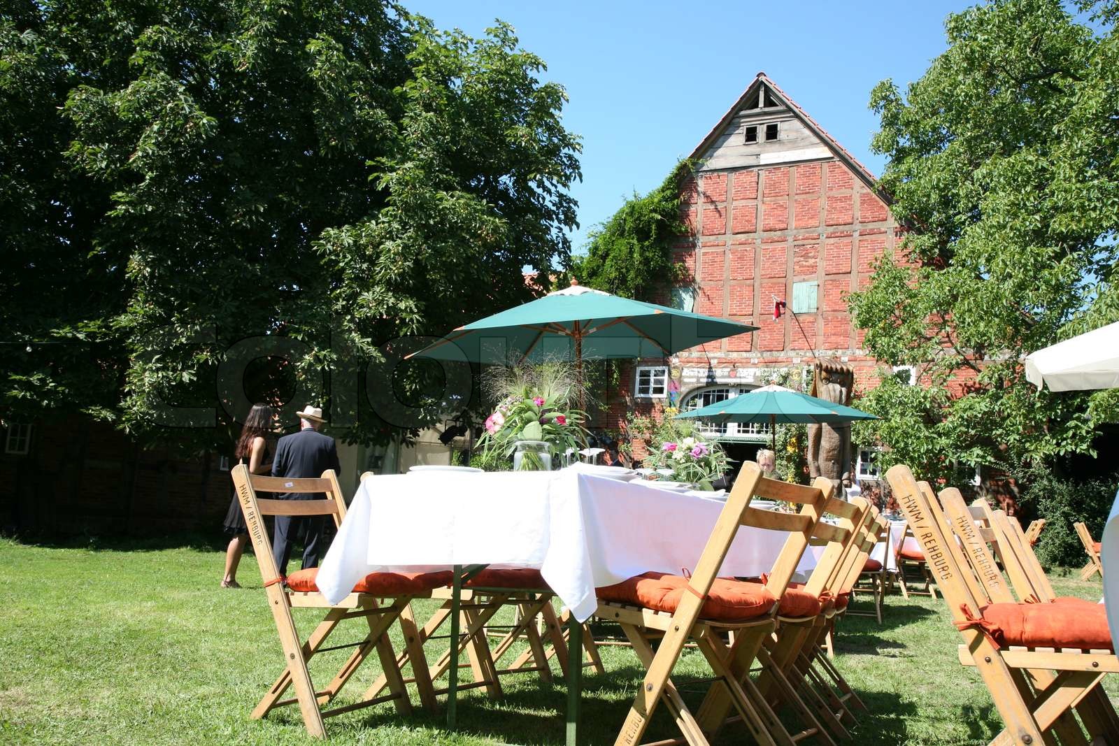 sommer, have, fest | Stock foto | Colourbox