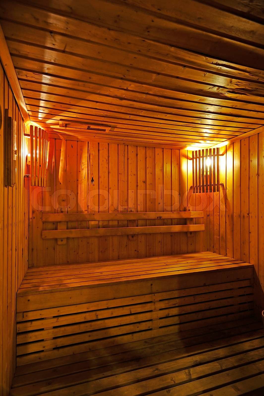 Sauna room | Stock image | Colourbox