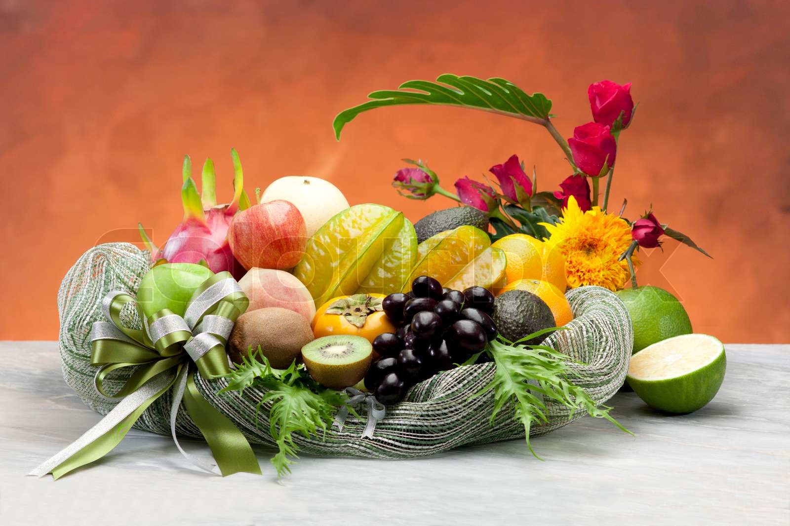 Alle årstider tropiske frugter den friskhed fra naturen | Stock foto ...