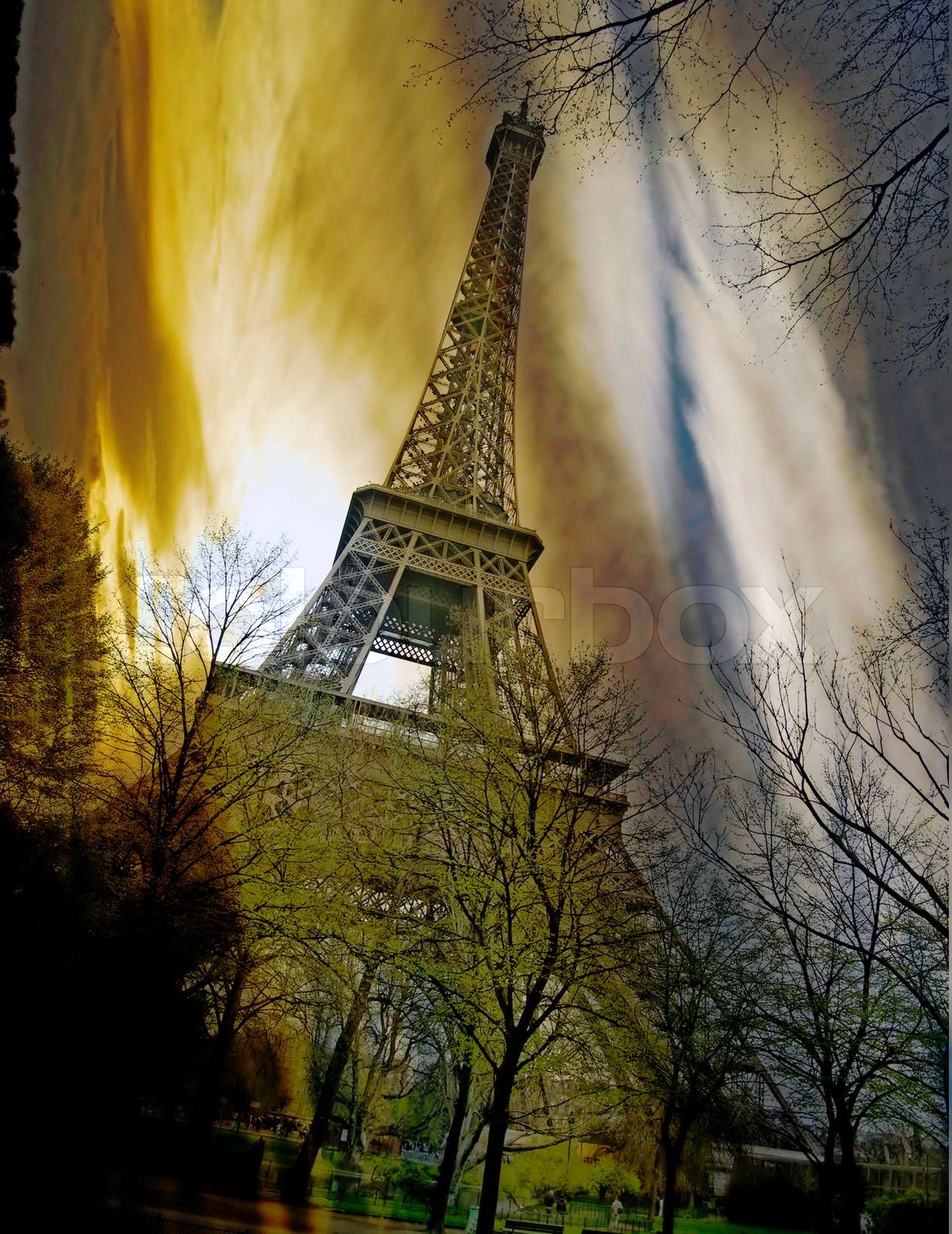 Eiffel Tower Abstract | Stock image | Colourbox