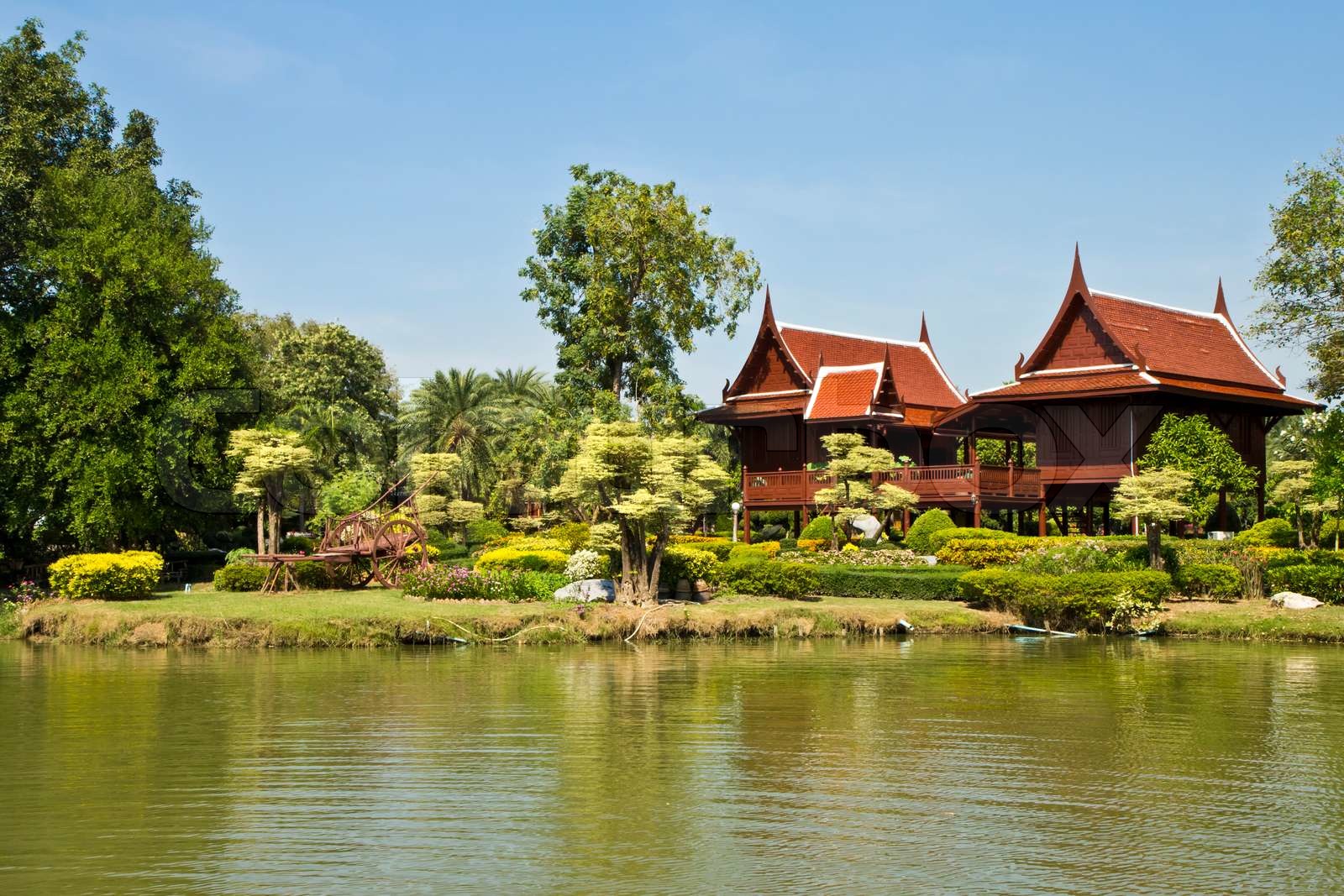 Thai style houses | Stock image | Colourbox