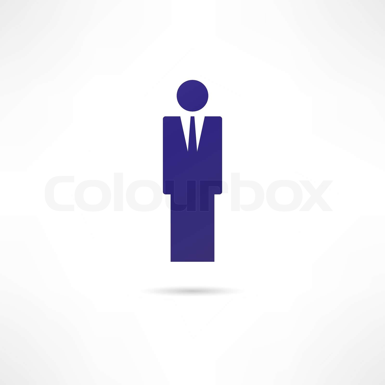 Man Manager-Symbol | Stock-Vektor | Colourbox