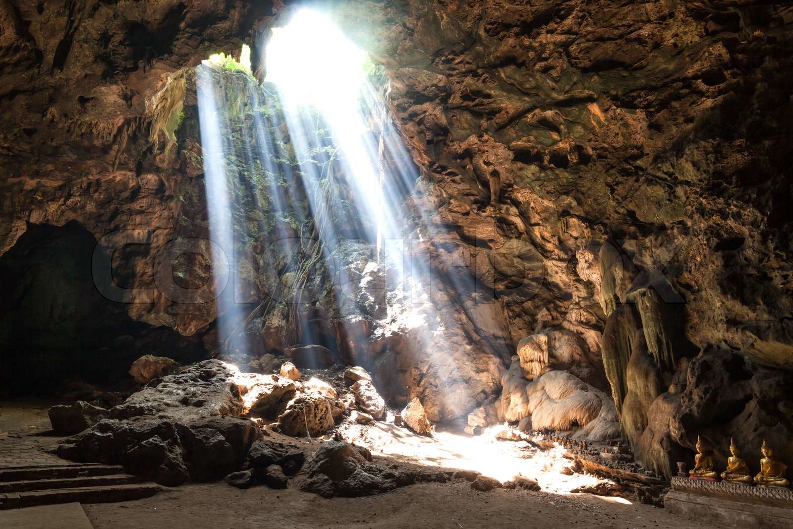 Sun Light in the cave | Stock image | Colourbox