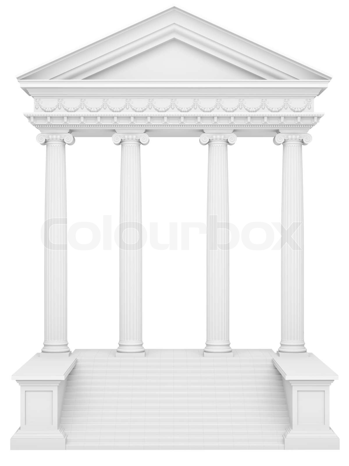 Ionic Temple | Stock image | Colourbox