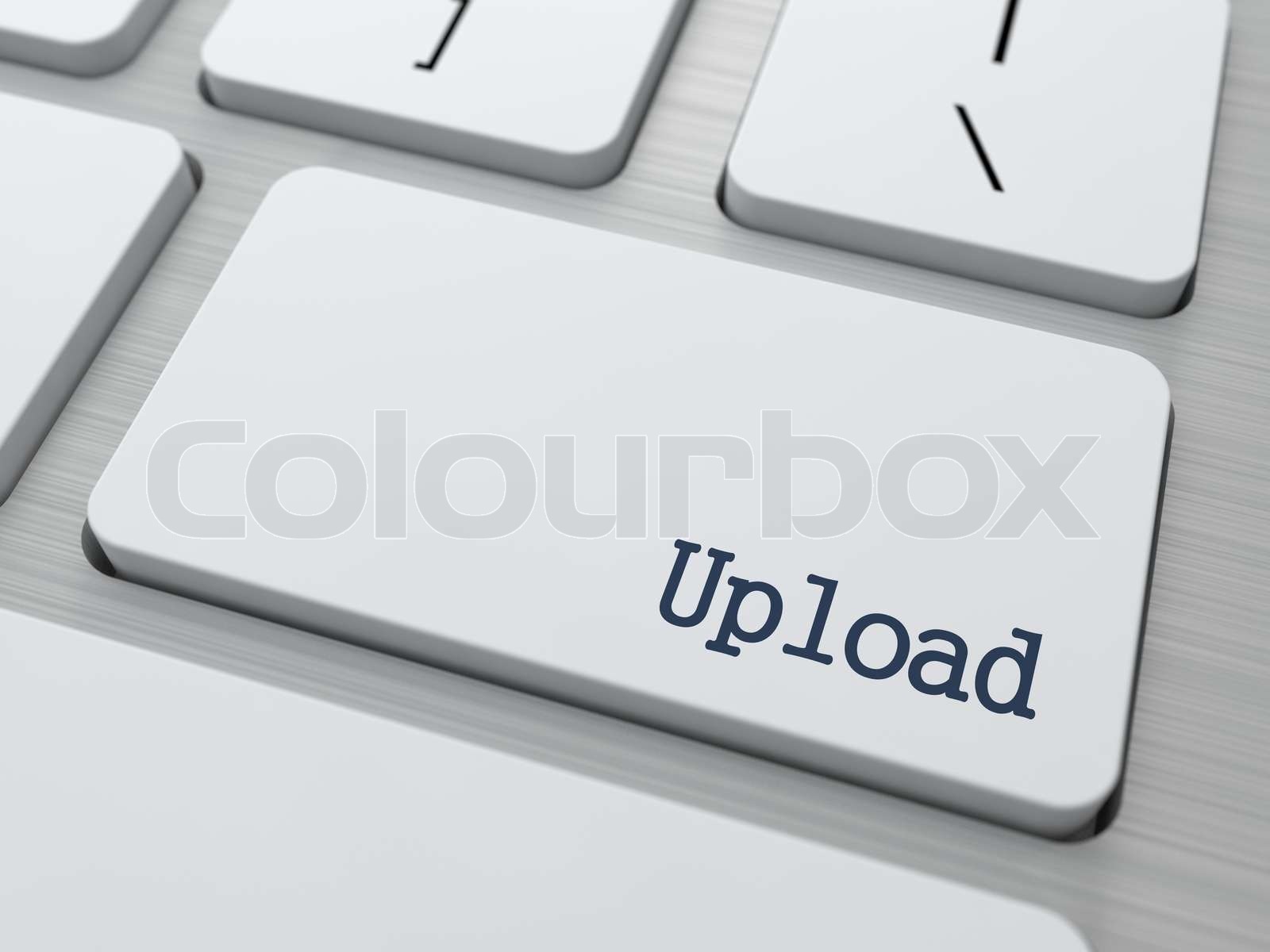 Upload Button | Stock image | Colourbox