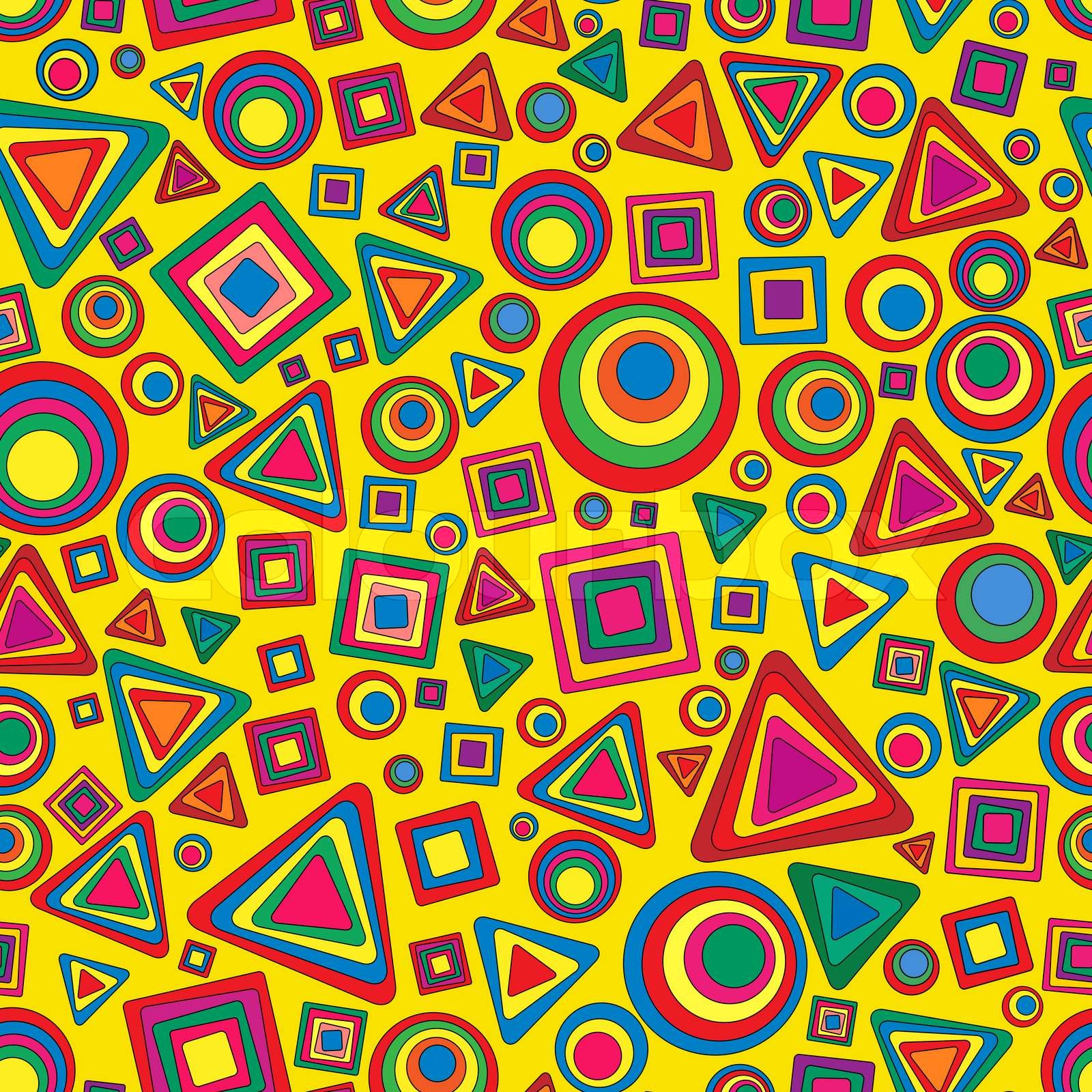 Seamless geometric texture | Stock image | Colourbox