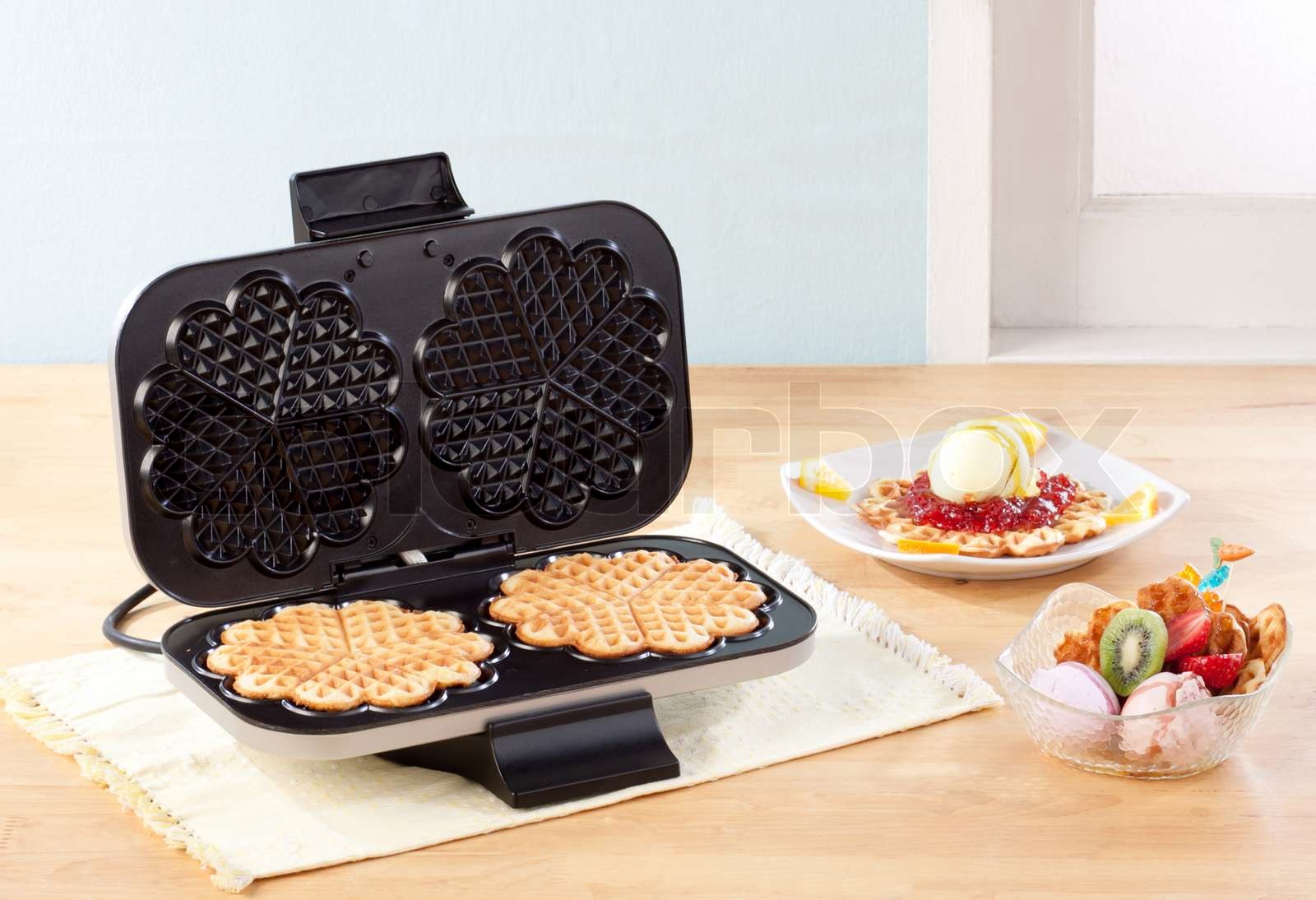 Nice design of the wafer maker machine tool | Stock image | Colourbox