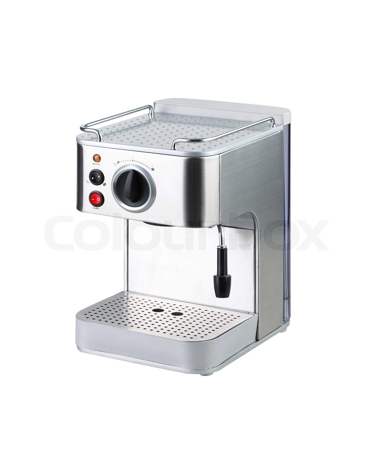 Coffee blending machine tool isolated on white | Stock image | Colourbox