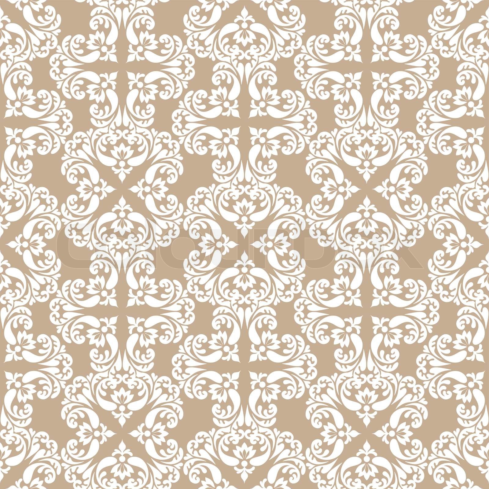 Seamless Victorian Wallpaper Texture