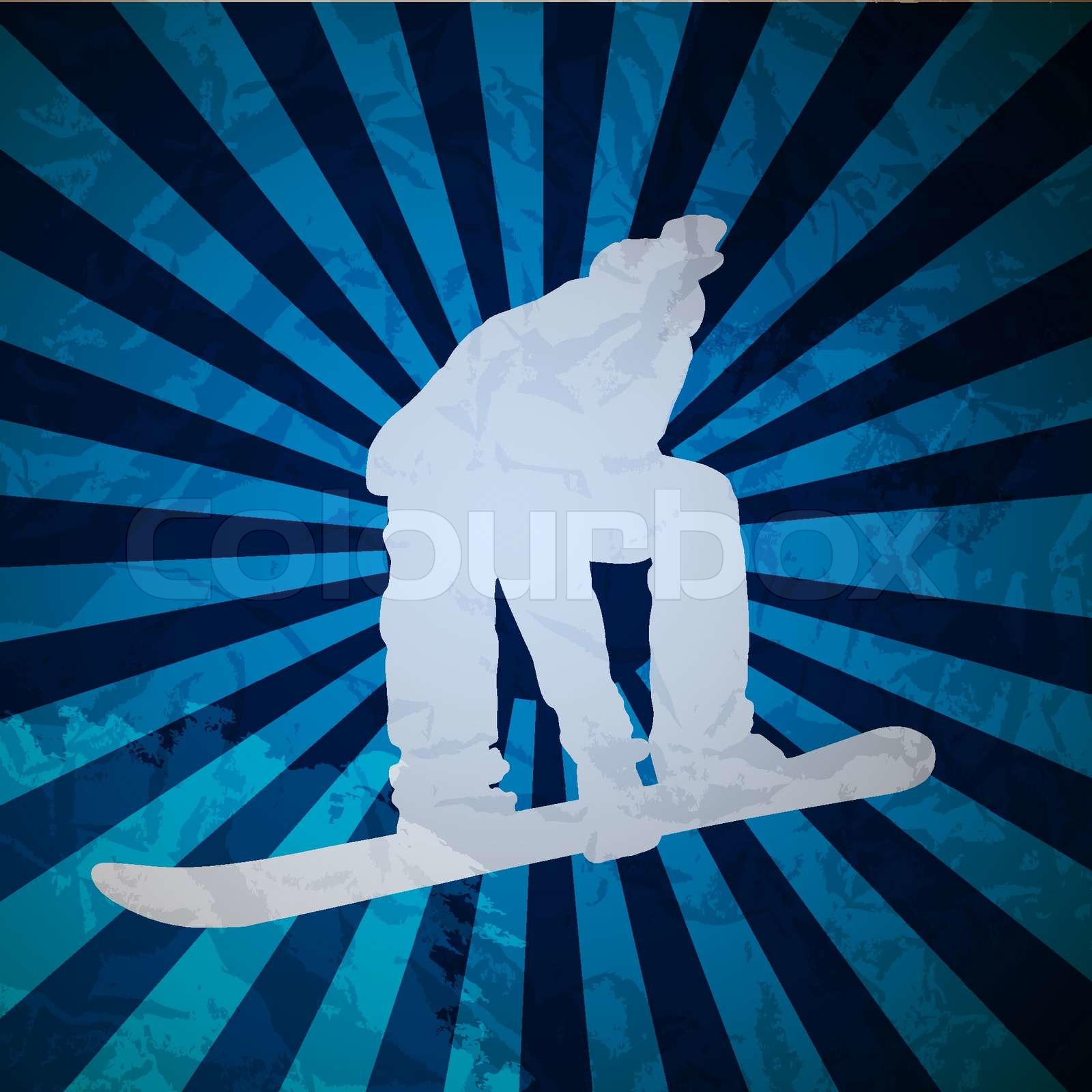 Snowboarding vector | Stock vector | Colourbox