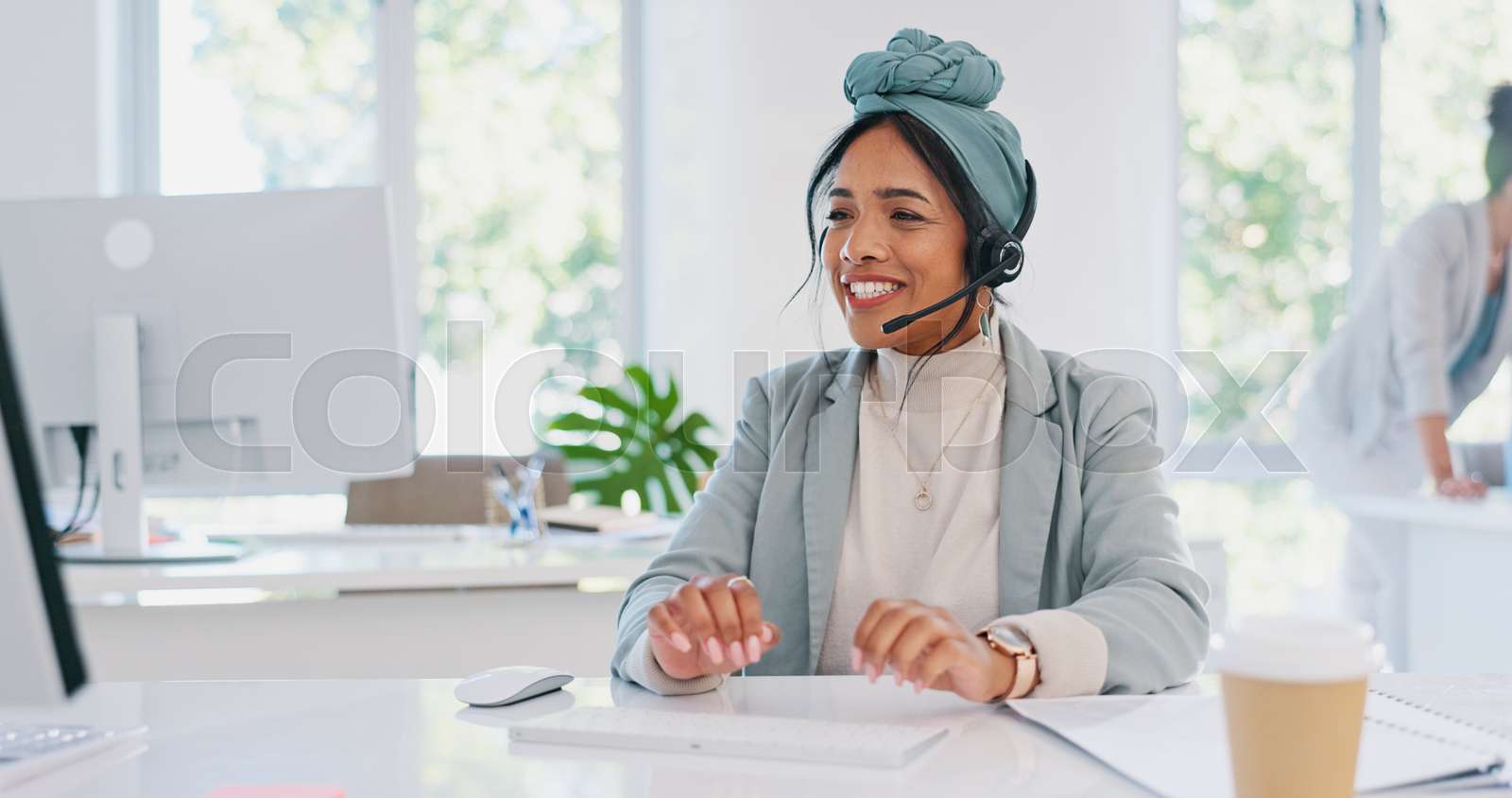 Call center, woman and frustrated with client, angry and stress with ...