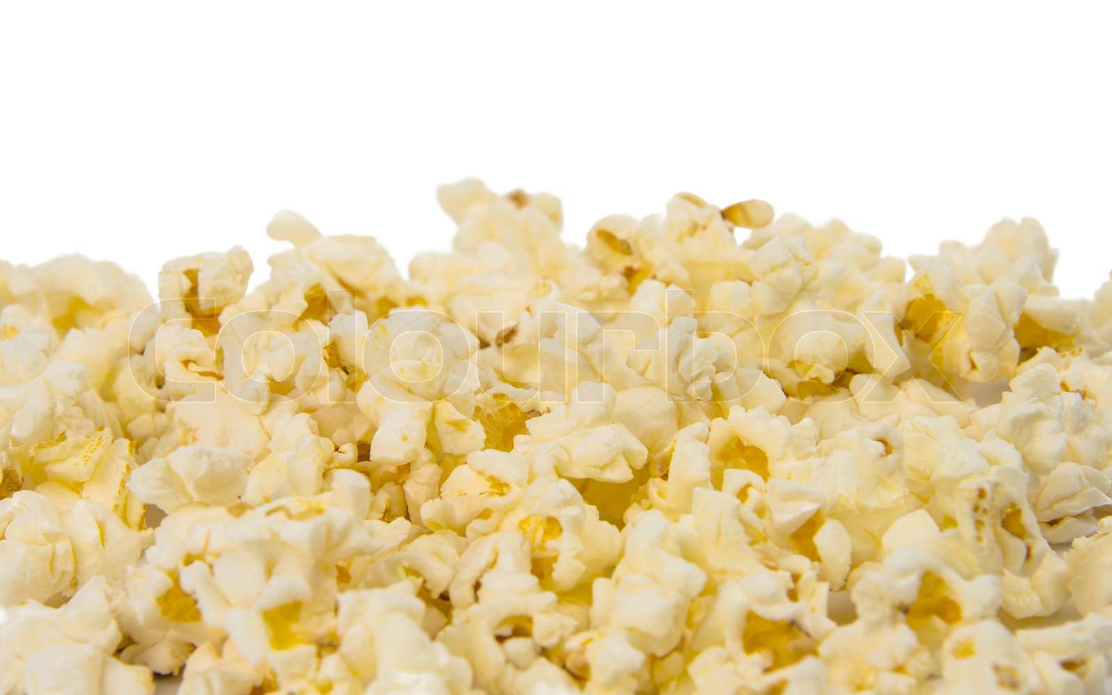 popcorn isolated | Stock image | Colourbox