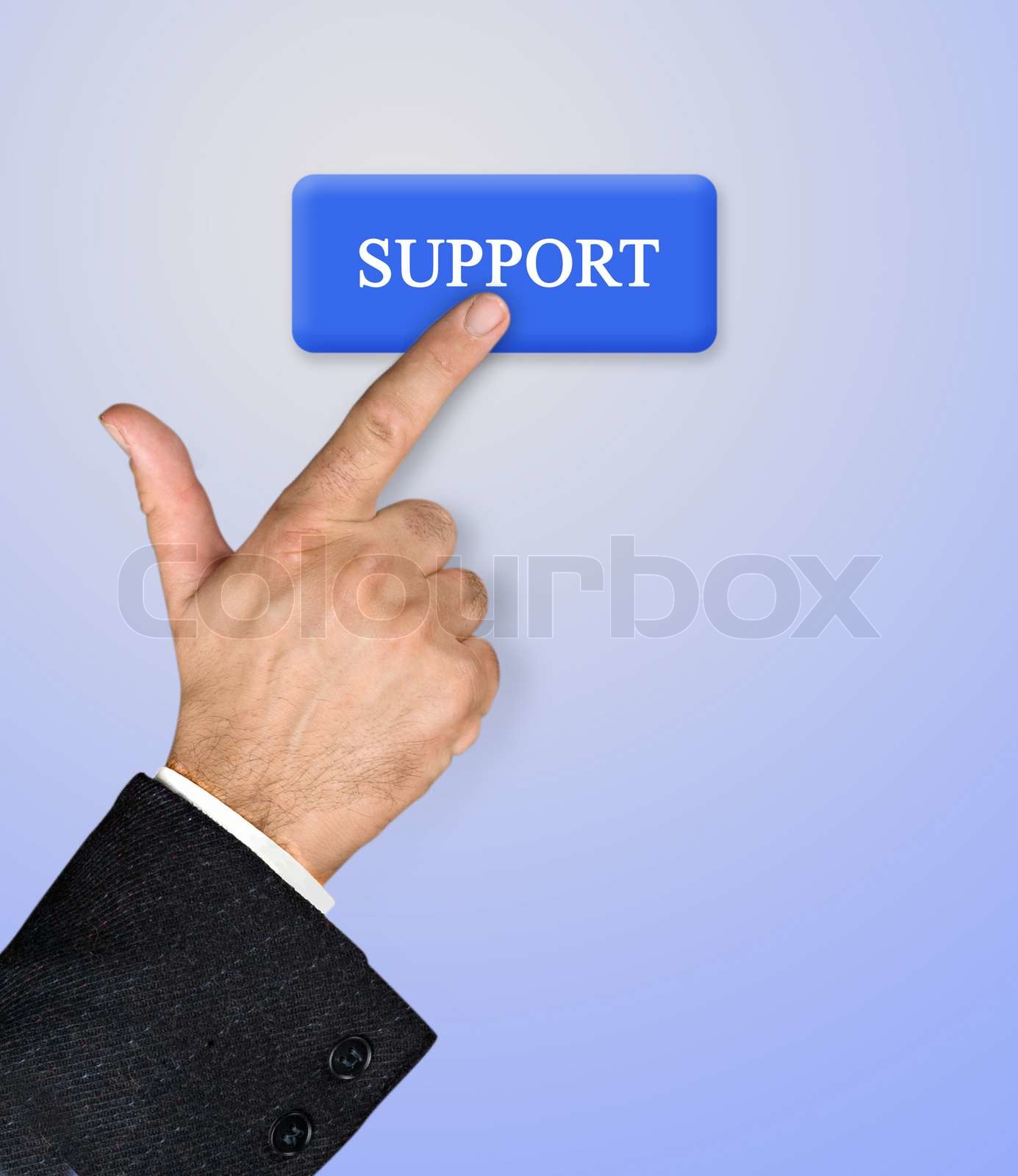 Hot key for support | Stock image | Colourbox