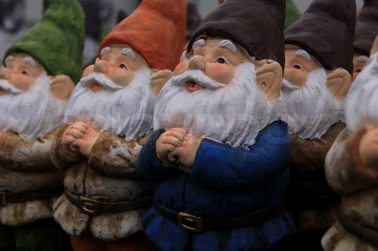 Singing gnomes. | Stock image | Colourbox