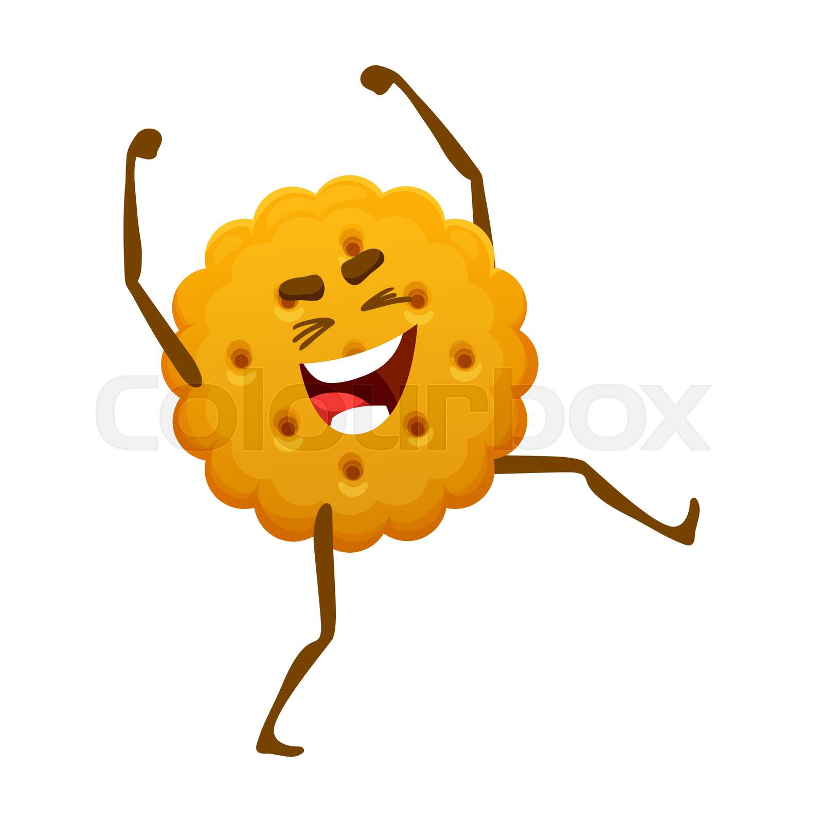 karikatur, lustig, keks | Stock-Vektor | Colourbox