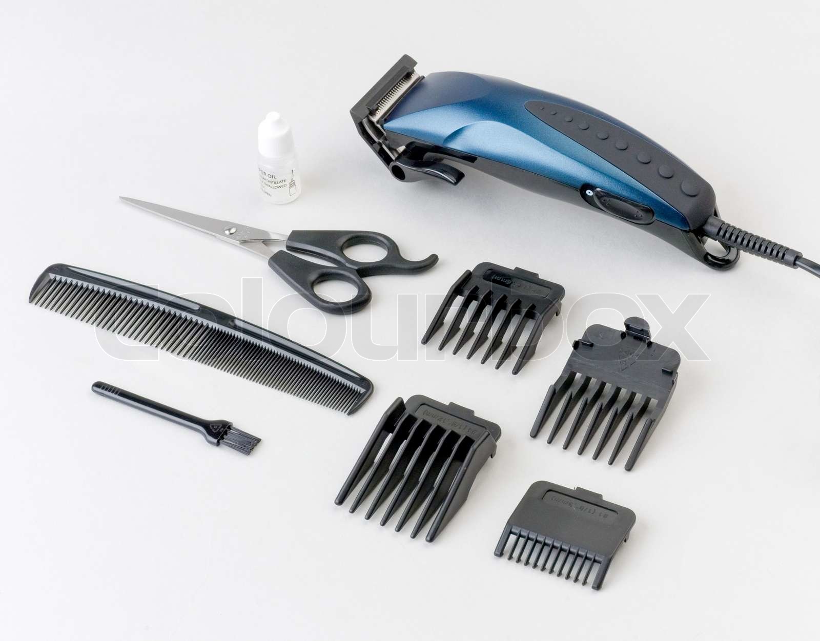 Hair clipping machine in one set | Stock image | Colourbox