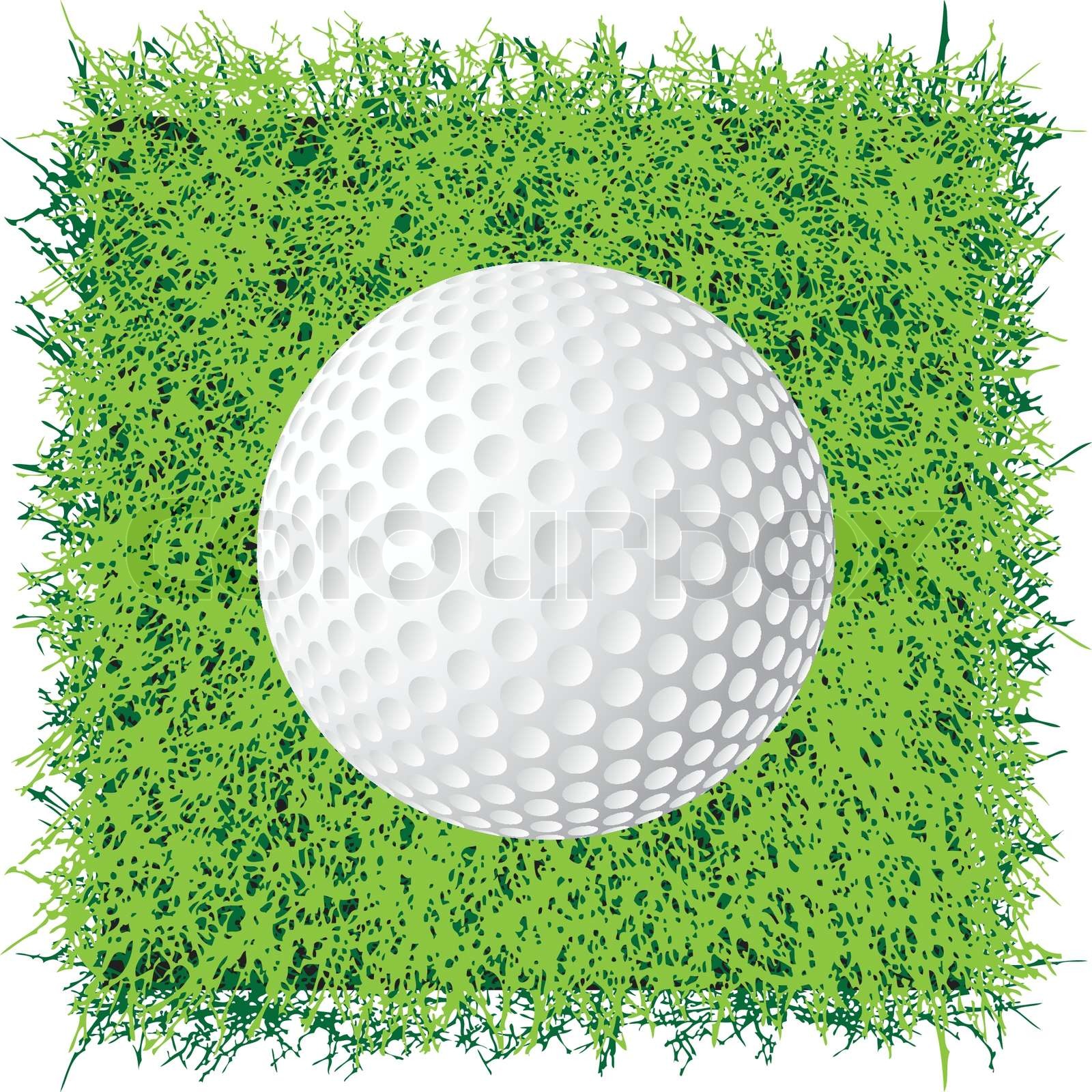Golf Ball Stock Vector Colourbox