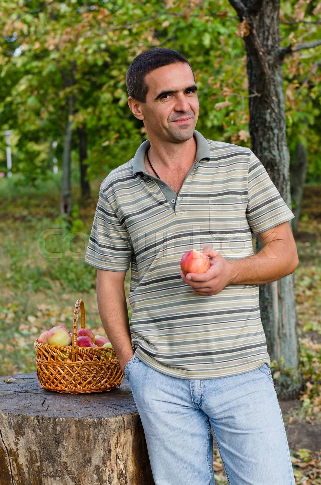 Man standing | Stock image | Colourbox
