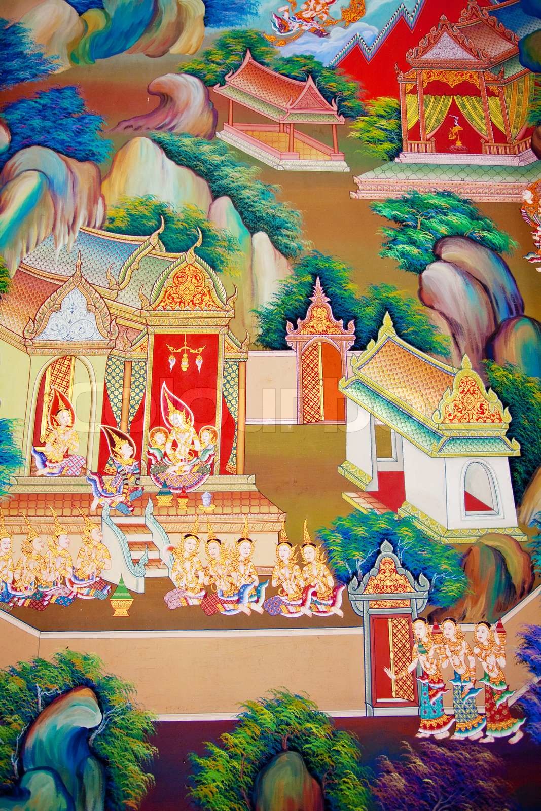Thai Wall | Stock image | Colourbox